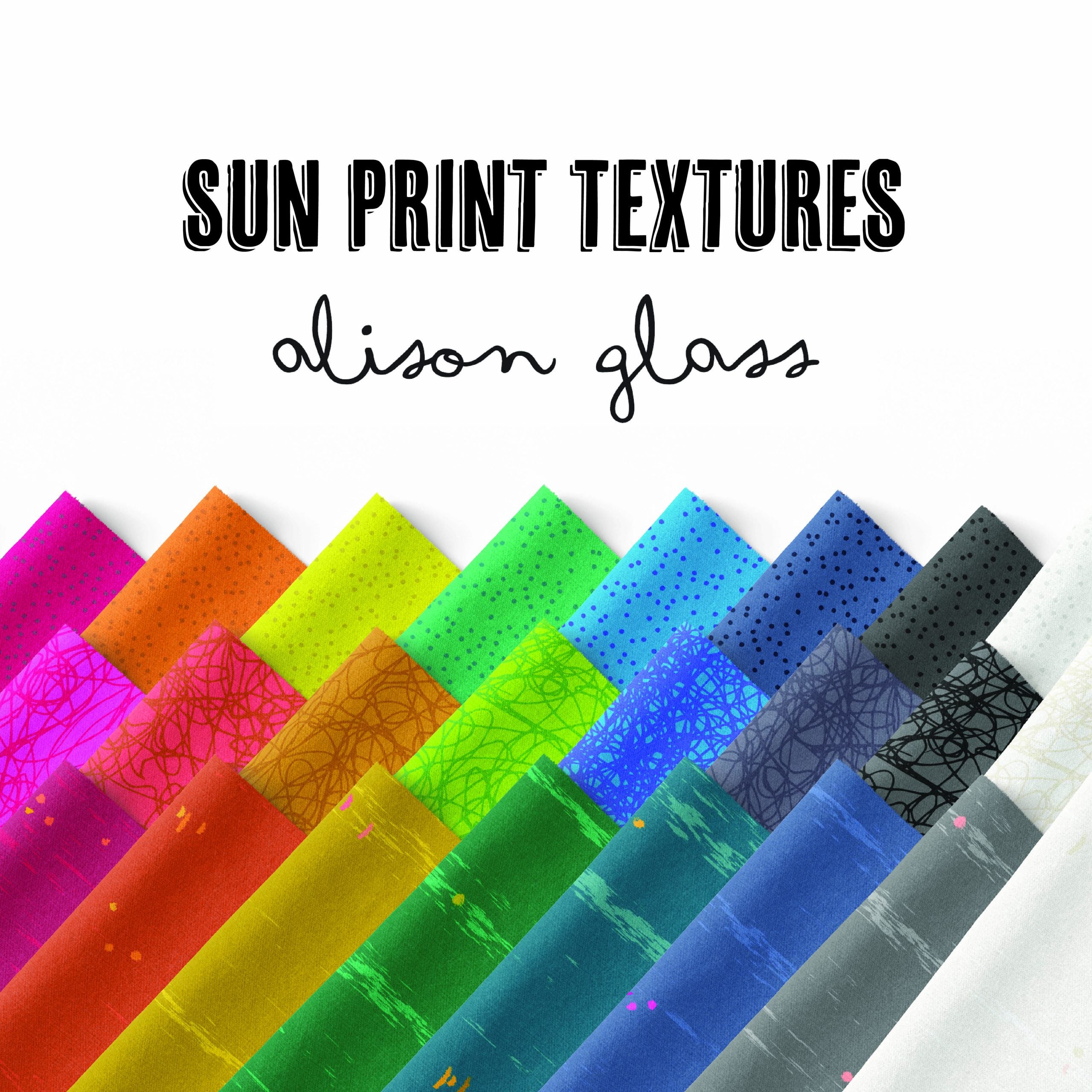 Andover Makower Sun Print Textures by Alison Glass UK Fabric Shop ...