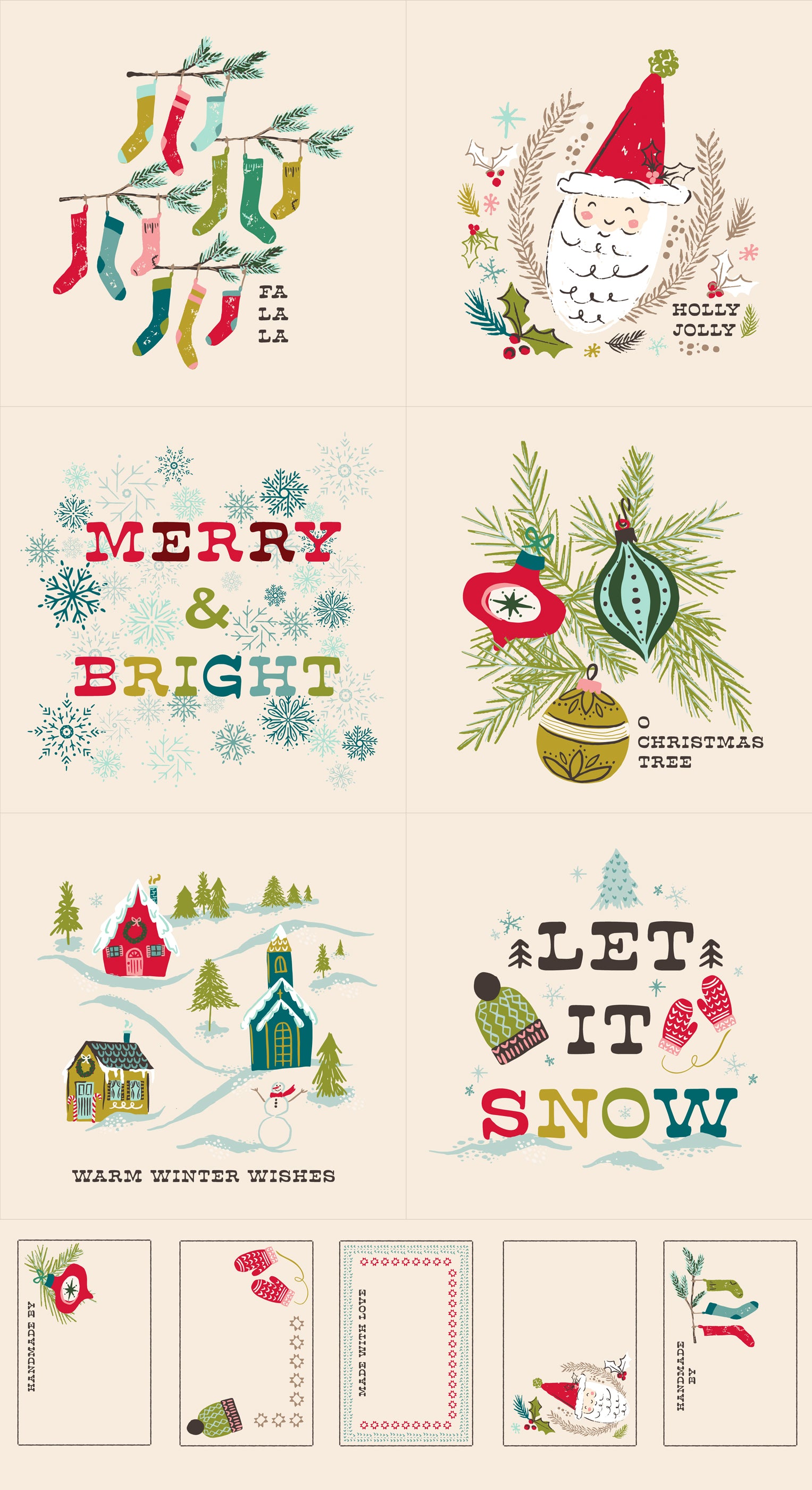 Moda Cozy Wonderland Panel Cosy Fabric Shop UK Stockist – A Beautiful Thing