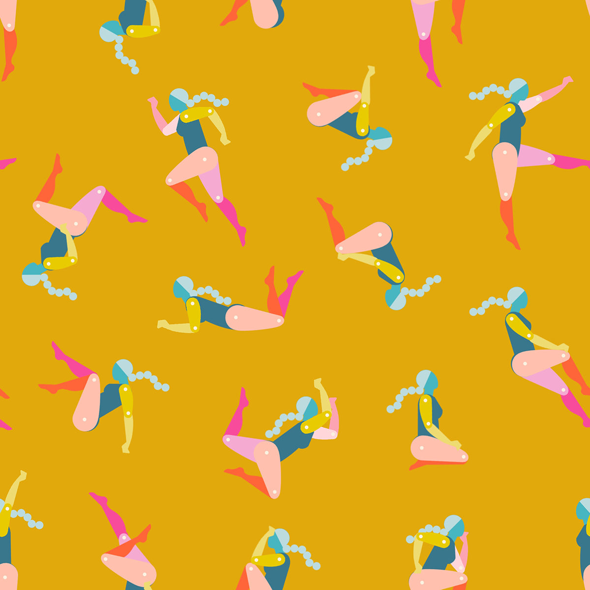 Ruby Star Society Pivot - Paper People Goldenrod by Rashida Coleman ...