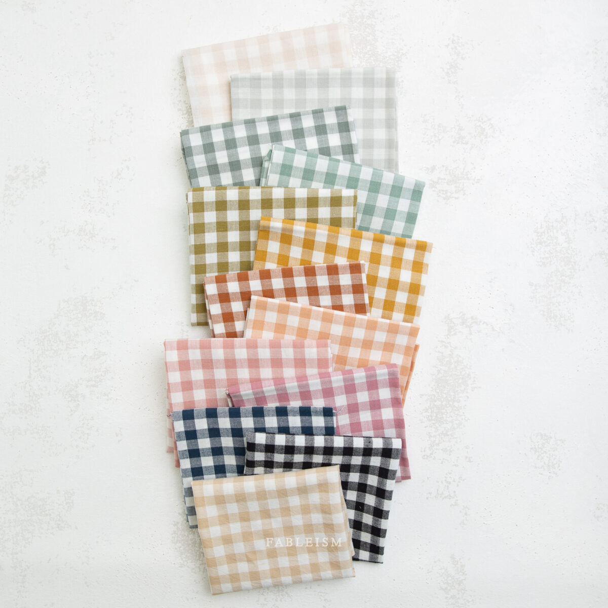 Fableism Camp Gingham Small Check 13 Half Metre Bundle – A Beautiful Thing