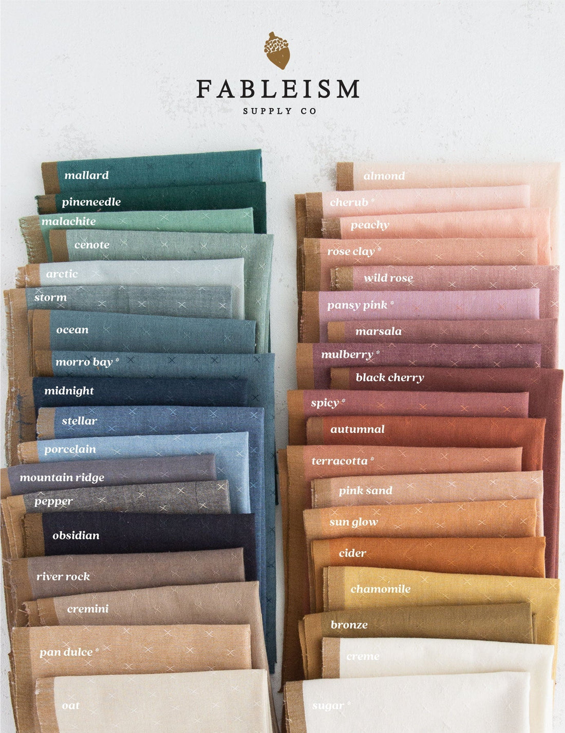 Fableism Sprout Wovens - Ocean - UK Fabric Shop Stockist – A Beautiful ...